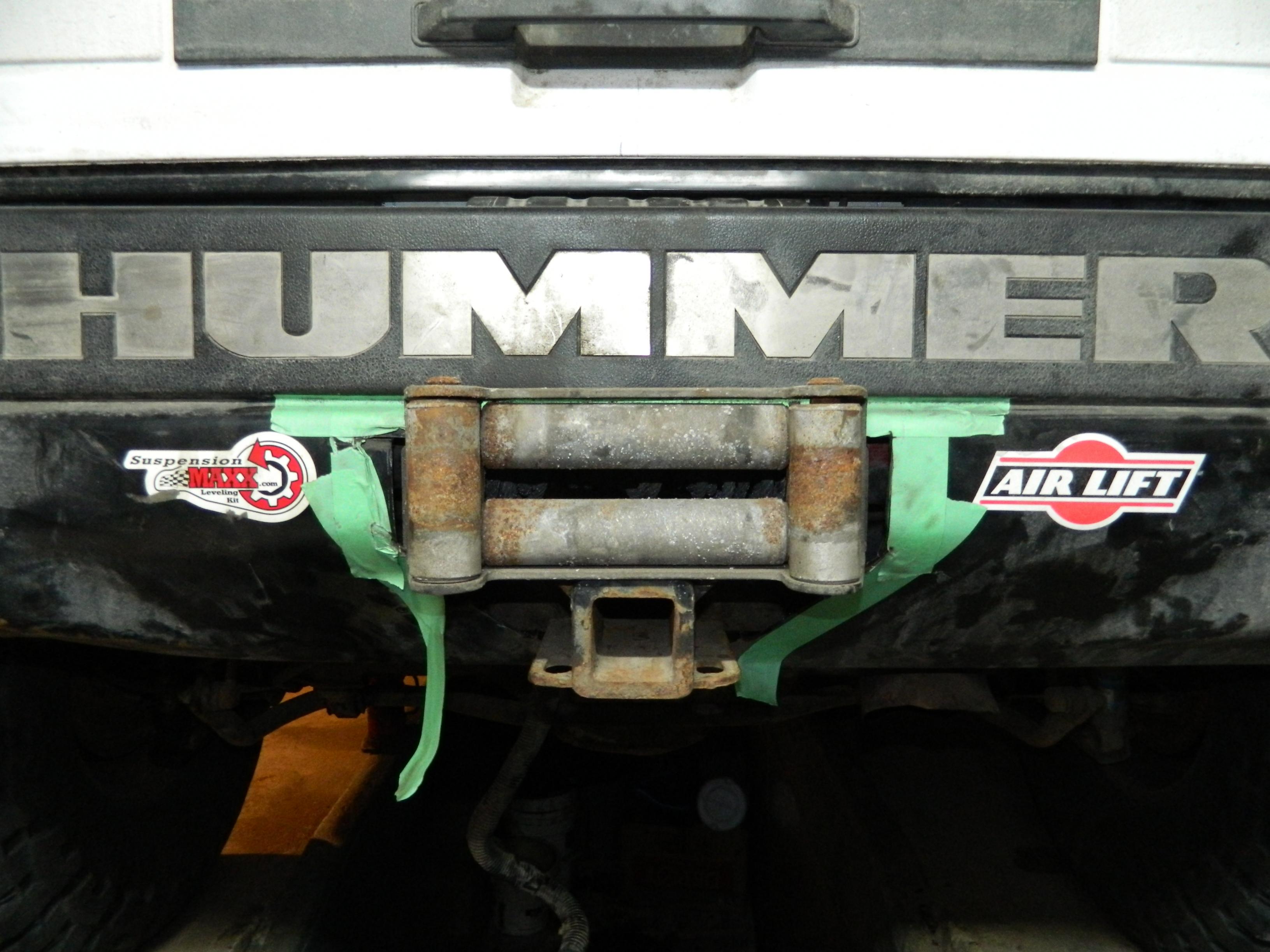 H2 Rear Winch in Bumper Install | Hummer4x4Offroad
