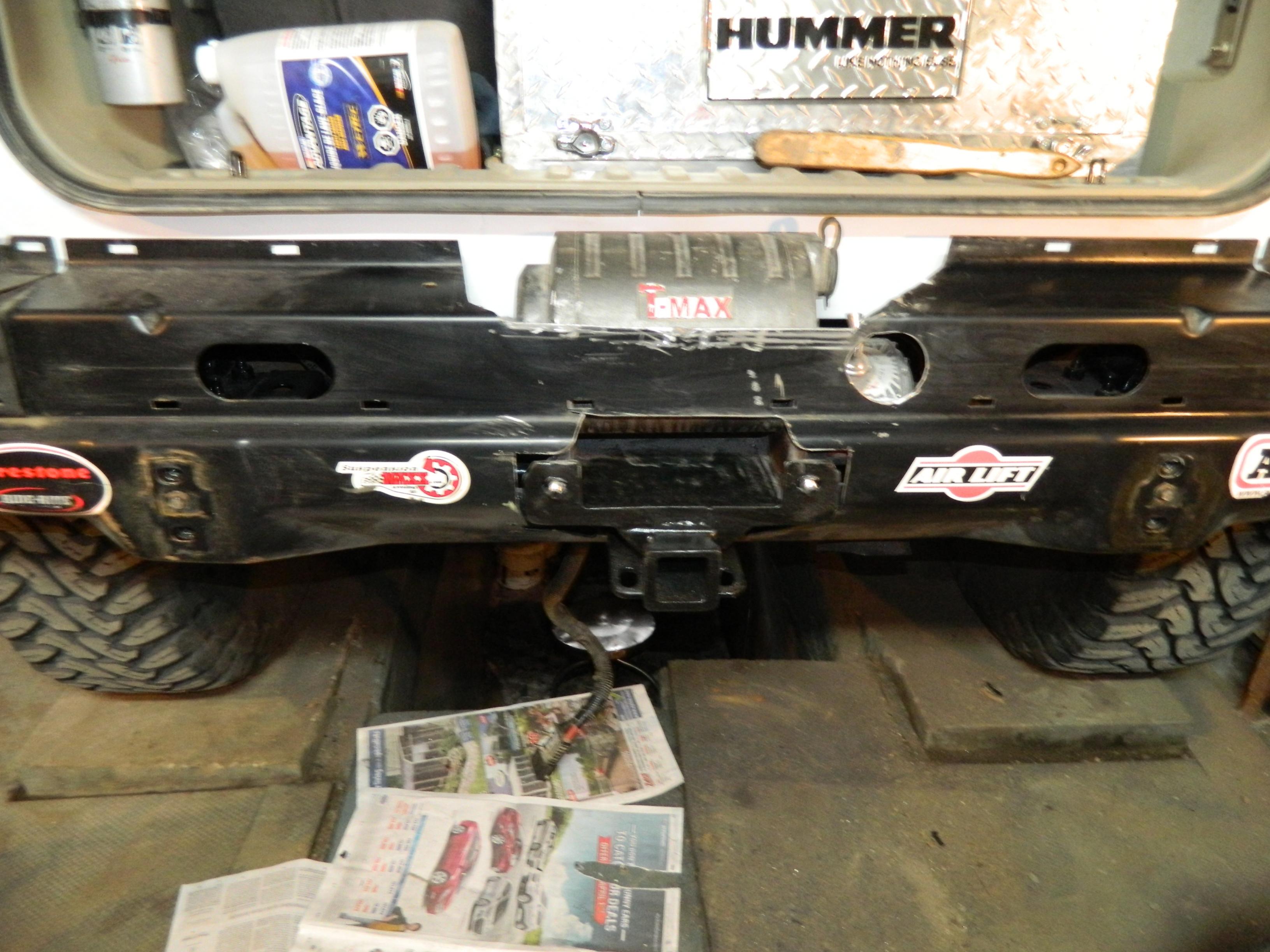 H2 Rear Winch in Bumper Install | Hummer4x4Offroad