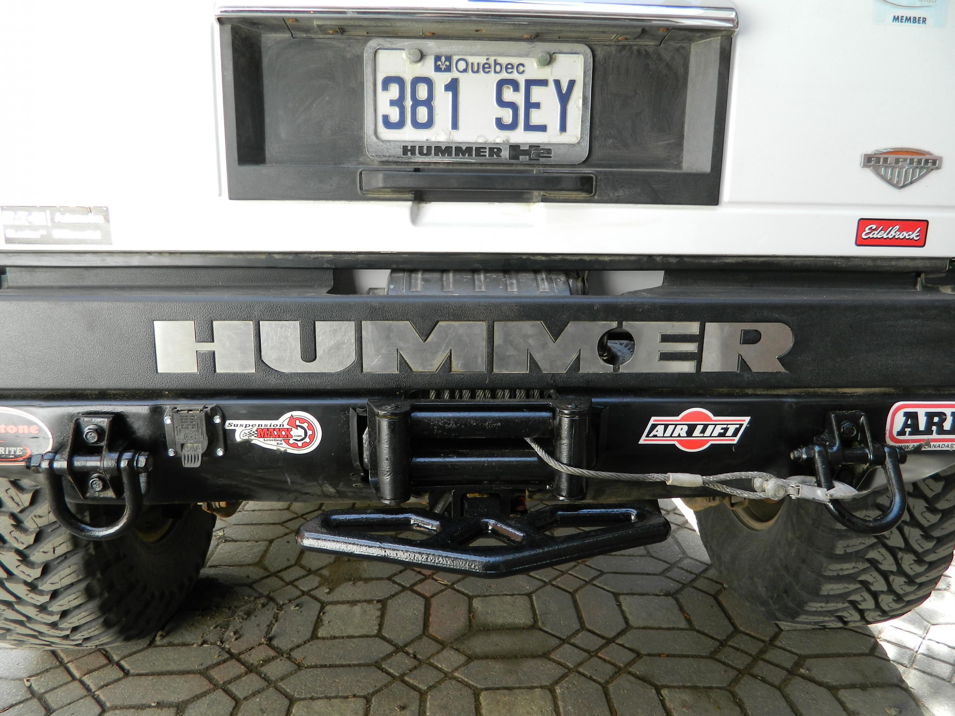 H2 Rear Winch in Bumper Install | Hummer4x4Offroad